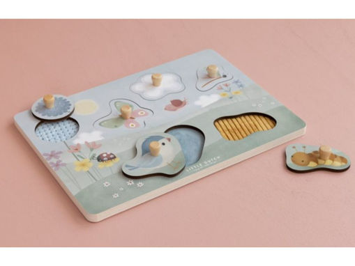 Little Dutch Puzzle tattile Flowers and Butterflies prezzo 15,00