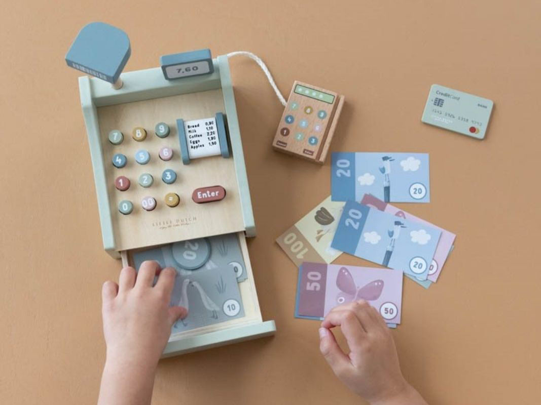 Little Dutch registratore di cassa con scanner prezzo 23,00