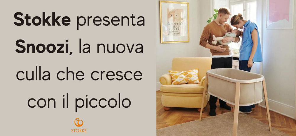 Stokke presenta Snoozi, la nuova culla che cresce con il piccolo
